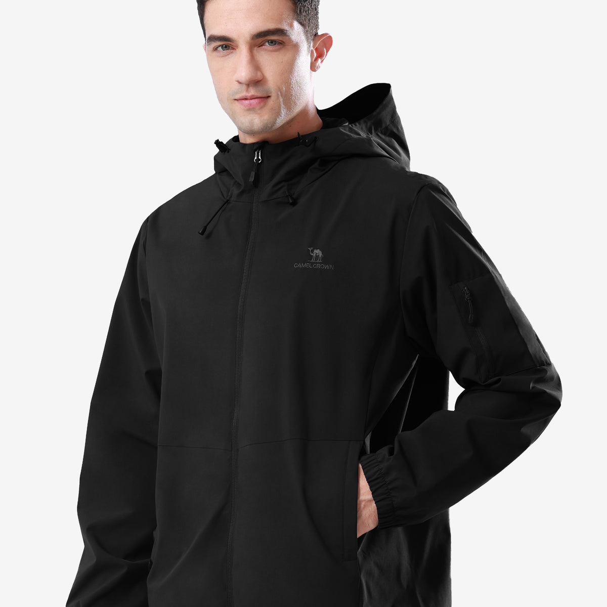 Camel Crown Men’s Storm Piercer Shell Jacket – camel outdoor