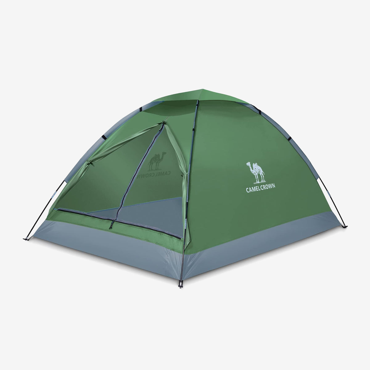Camel Crown 2-Person Ventilated Dome Camping Tent – camel outdoor