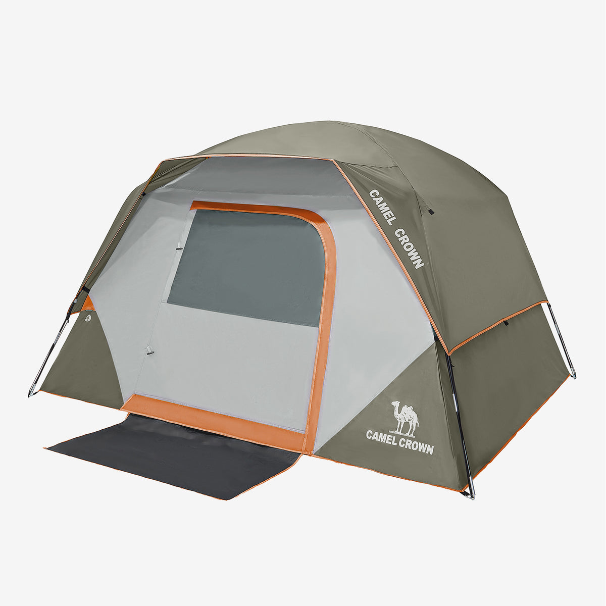 Camel Crown 4-Person Family Dome Camping Tent – camel outdoor